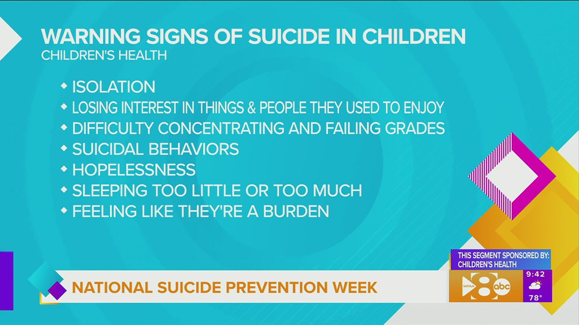 National Suicide Prevention Week | wfaa.com