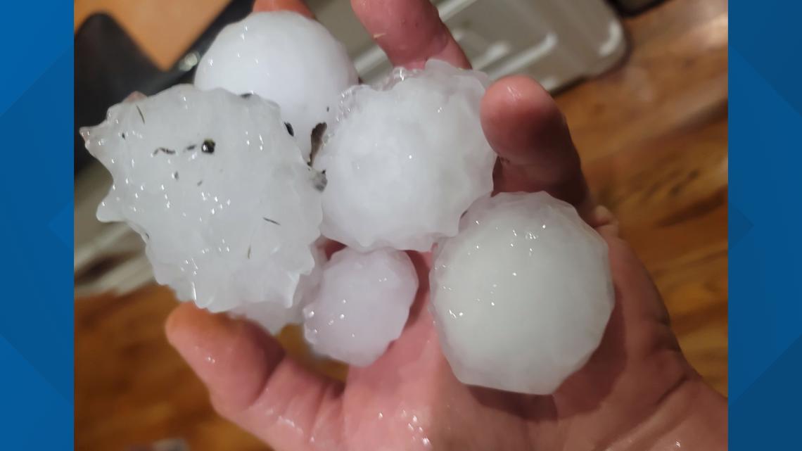 North Texas sees large hail for second straight day | wfaa.com