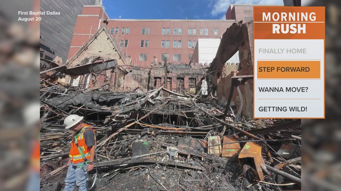 First Baptist Dallas fire: New photos show damage at Texas church ...