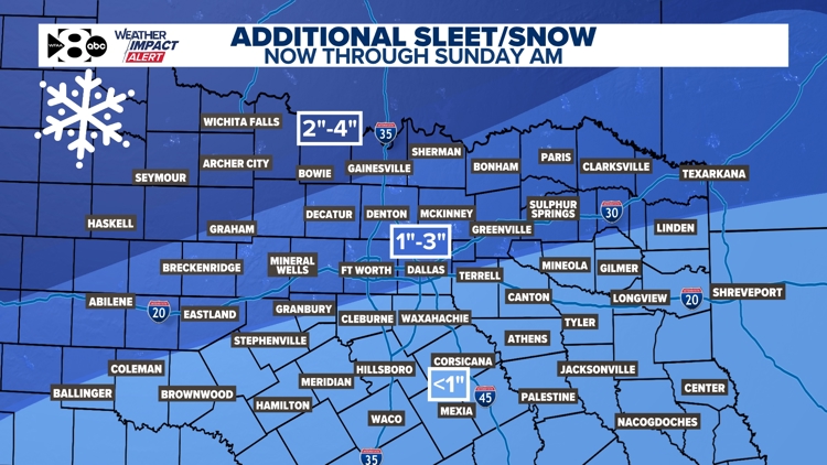 DFW Weather: Winter Storm Warning issued for North Texas, Ice Storm ...