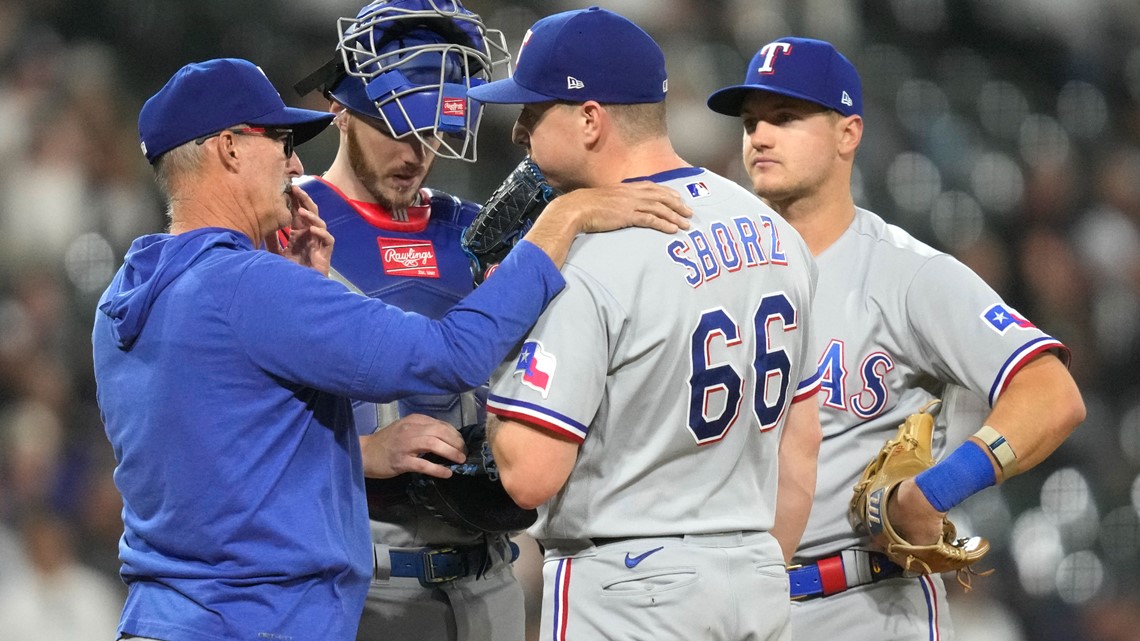 Rangers place Josh Sborz on 15-day injured list | wfaa.com