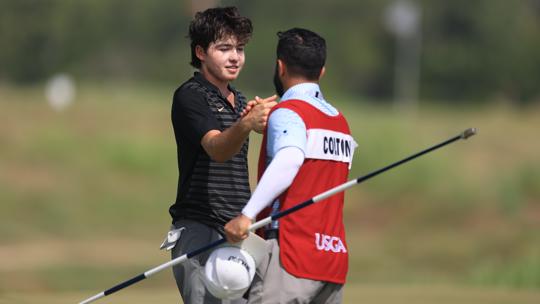 U.S. Junior Amateur: Miles Russell vs. Luke Colton match results | wfaa.com