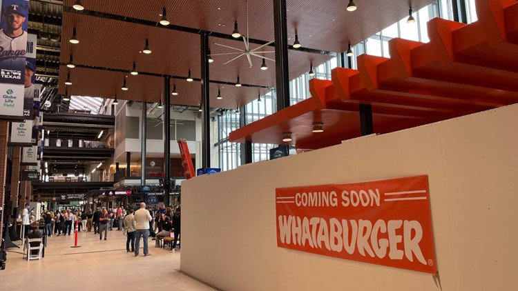 Texas Rangers concession menu items: Globe Life Field Whataburger ...