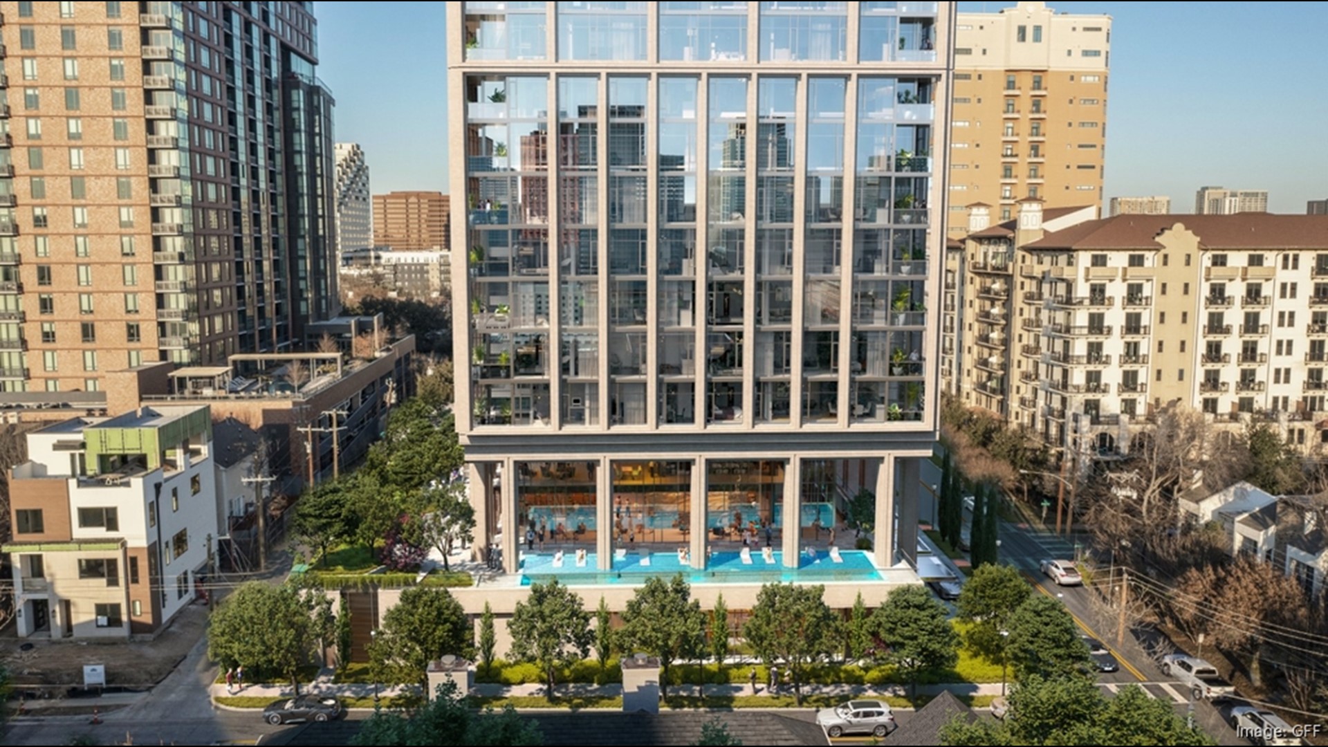 Apartment tower proposed near Turtle Creek in Dallas advances | wfaa.com