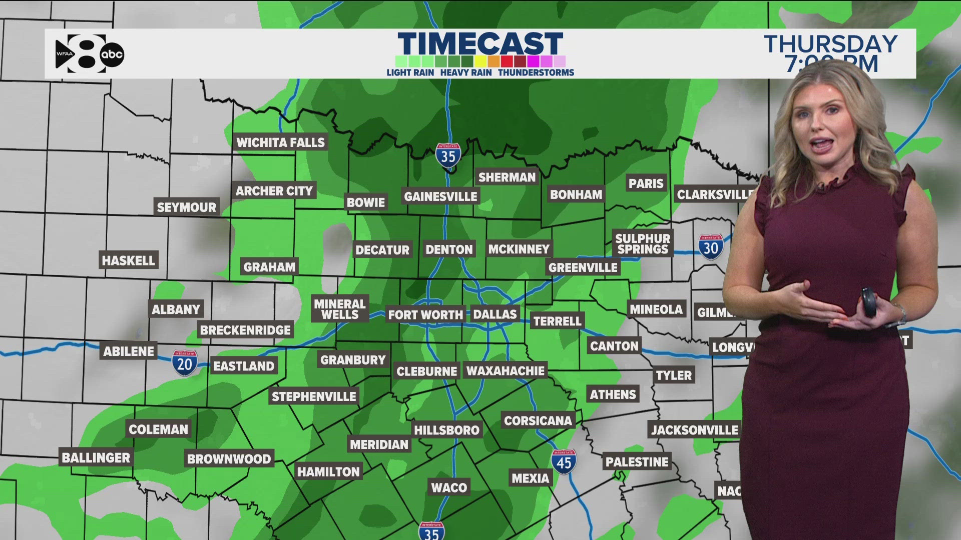 8:30 p.m. DFW Weather: Cassie Heiter breaks down North Texas forecast ...
