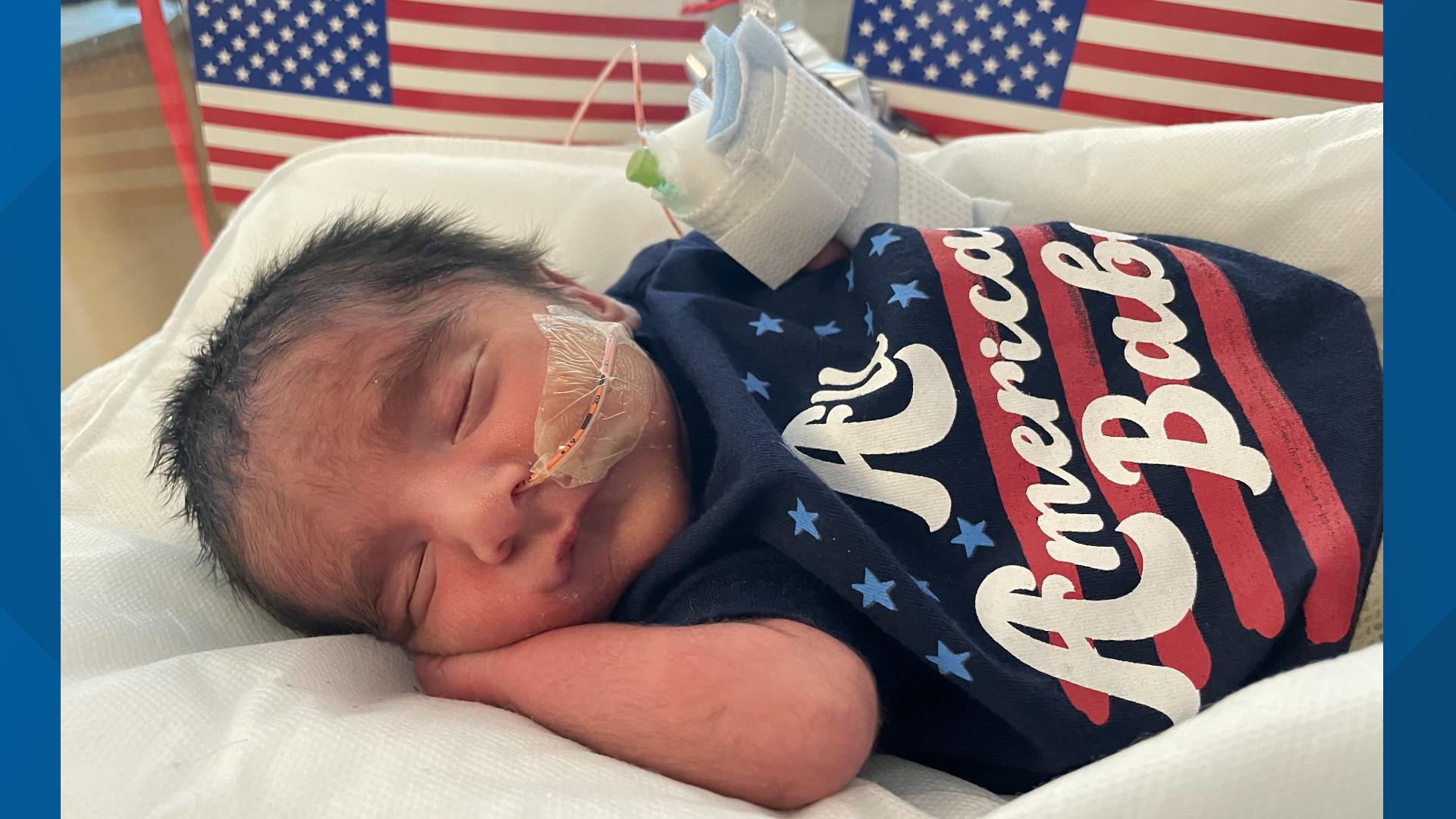 North Texas NICU babies sparkle in Fourth of July outfits | wfaa.com