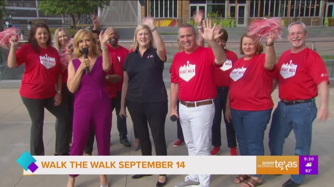 Walk the walk at the American Heart Association Heart Walk in Dallas ...