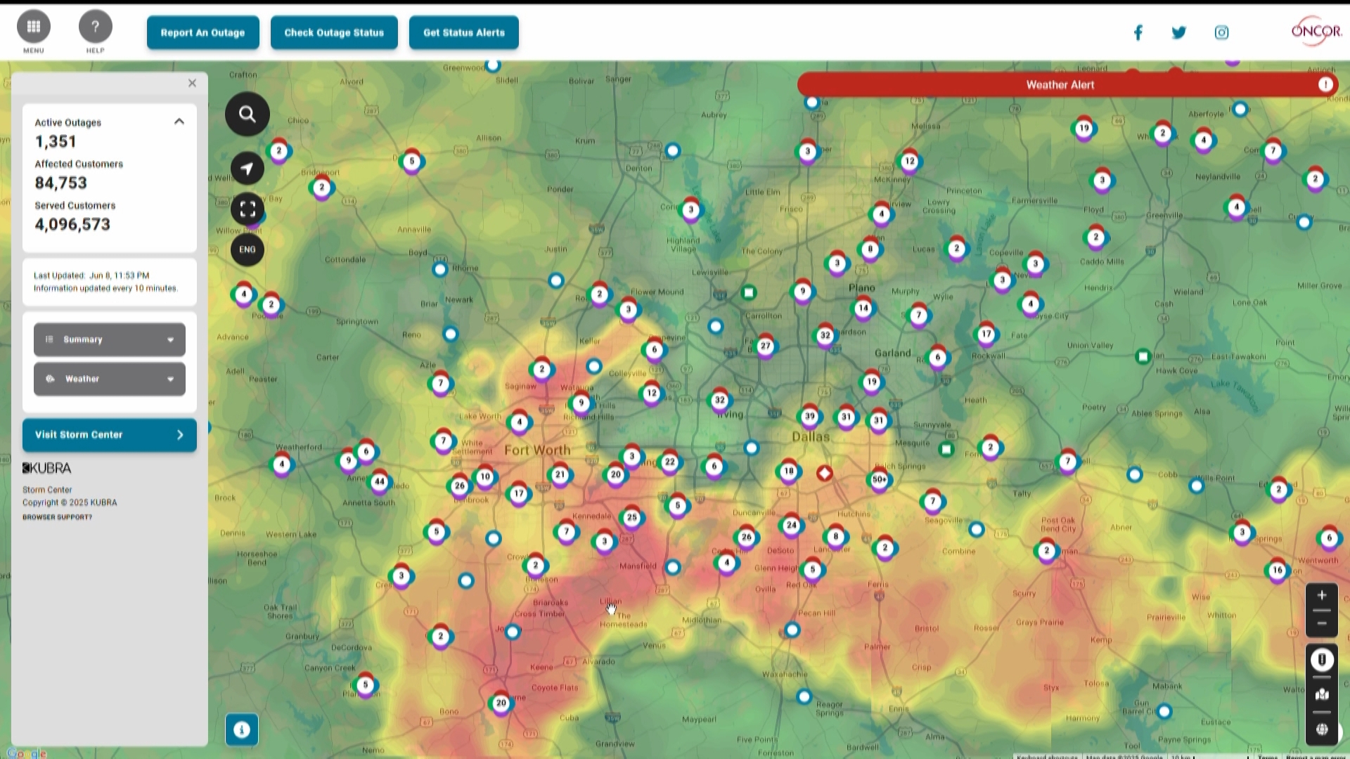 Dallas-Fort Worth power outages | Oncor latest updates in North Texas ...
