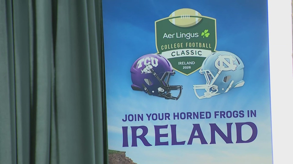 TCU's football team will play its 2026 season opener in Dublin, Ireland ...