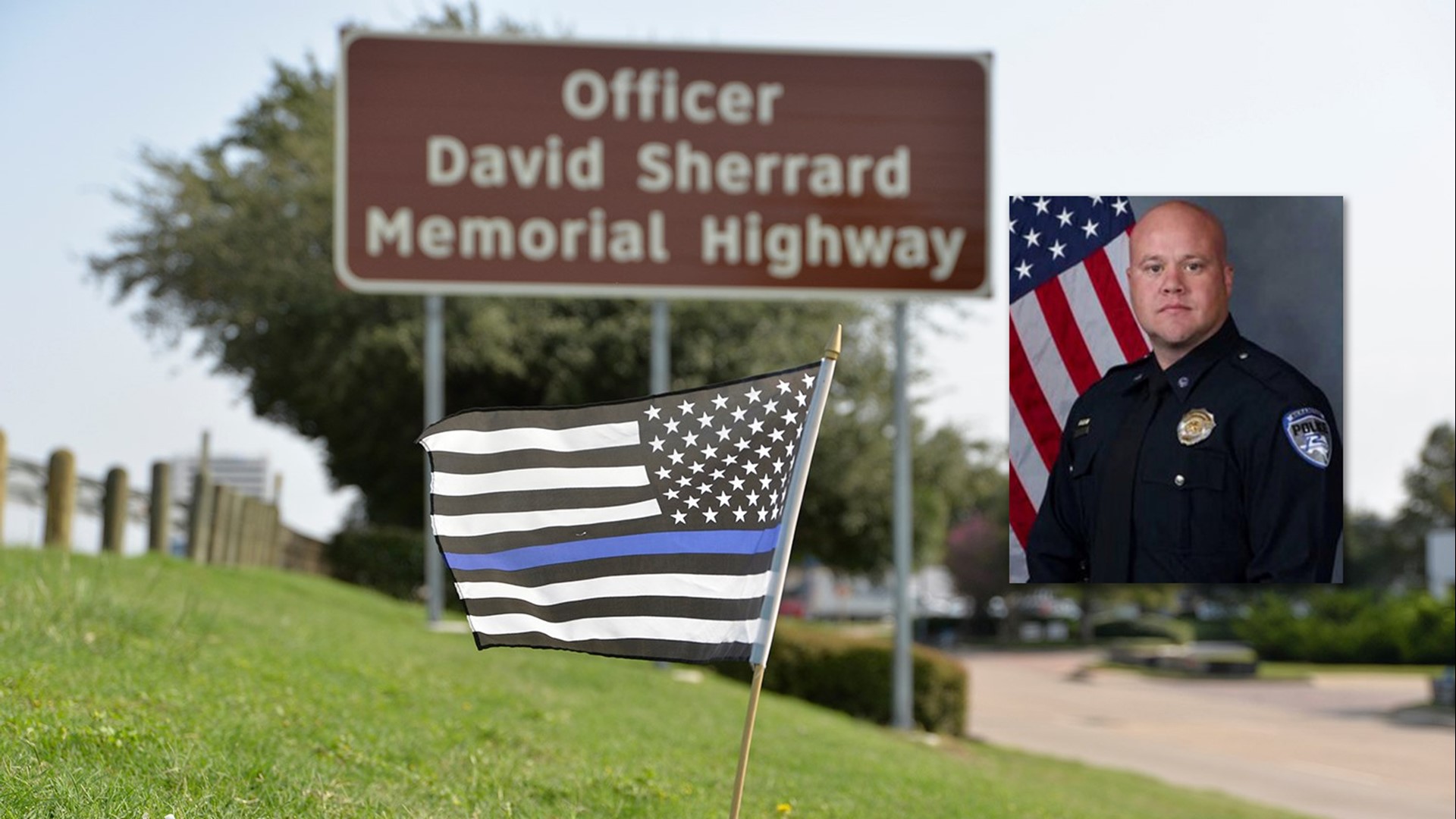 Richardson Police Department unveils highway dedicated to Officer David ...