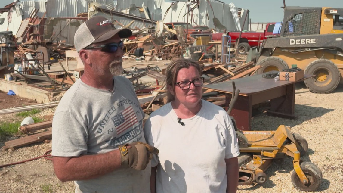 Valley View farm torn to pieces after EF-3 tornado hits | wfaa.com