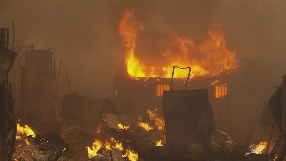 Looking back at the California Wildfires one year later | wfaa.com