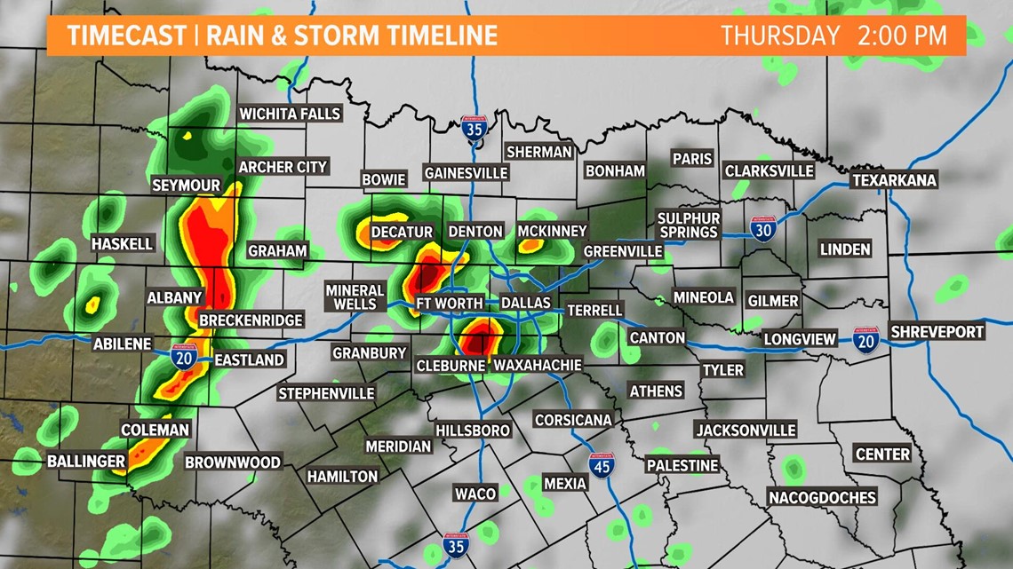 DFW Storm Timeline | wfaa.com