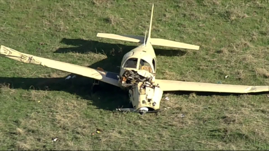 Pilot hospitalized after single-engine plane crashed at Aero Valley ...