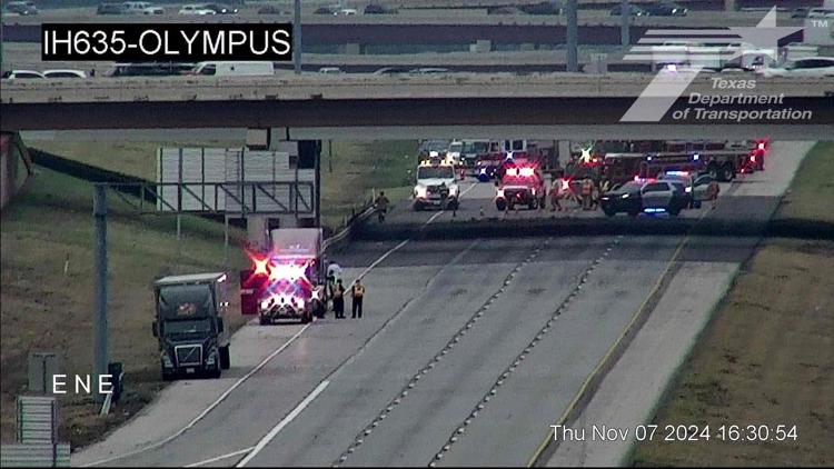 I-635 lanes re-open in Irving, Texas after overpass crash | wfaa.com