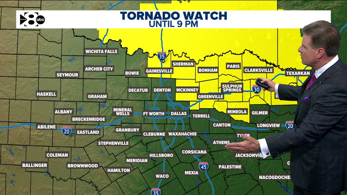 DFW Weather: Tracking Tornado Watches in multiple North Texas counties ...