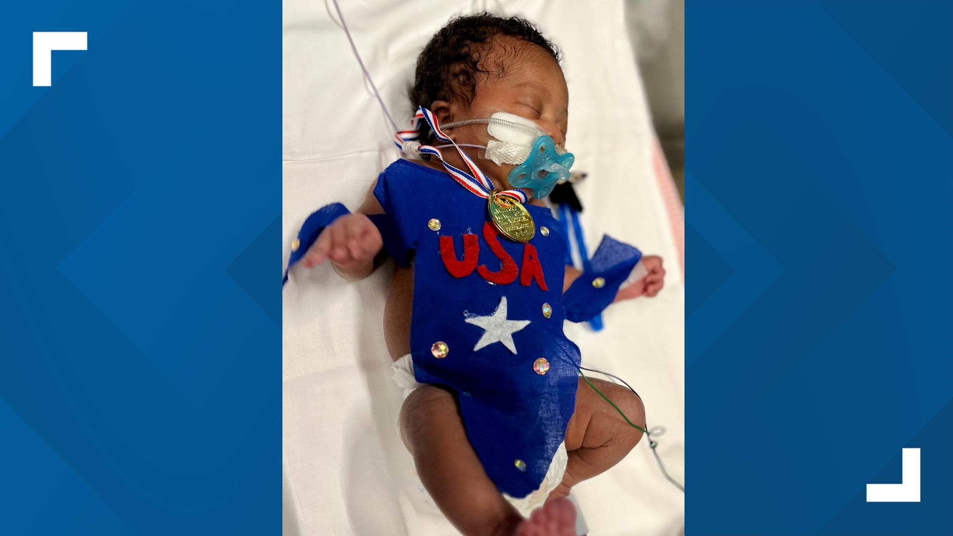 Paris Olympics: North Texas NICU babies show Team USA pride | wfaa.com