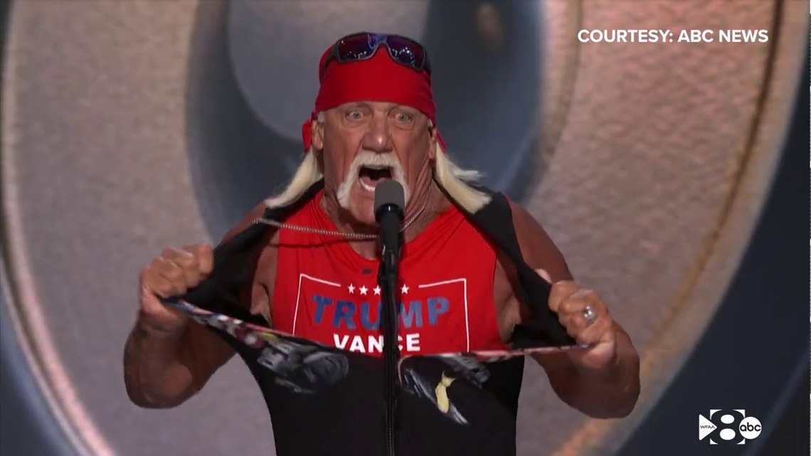 Hulk Hogan speaks at the 2024 Republican National Convention | wfaa.com