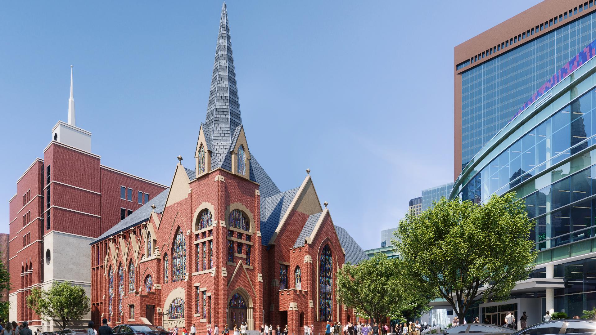 First Baptist Dallas announces groundbreaking to rebuild its historic ...