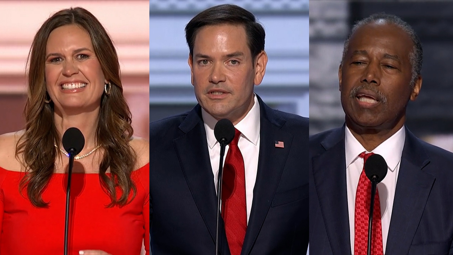 Marco Rubio, Gov. Sarah Huckabee Sanders, Dr. Ben Carson speak at 2024 ...