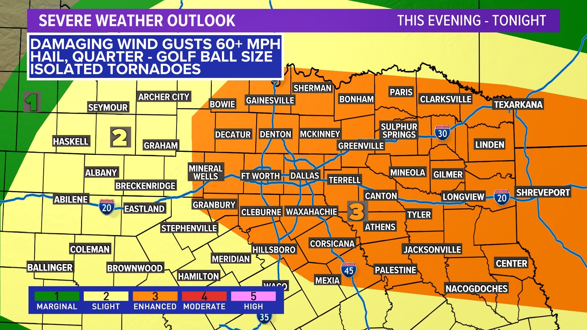 DFW Weather: What to expect of Monday night's severe weather | wfaa.com