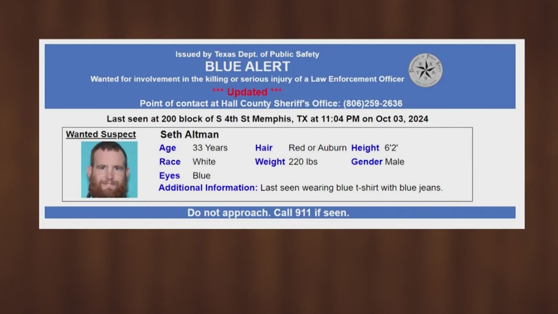 Texas Blue Alert discontinued, but suspect remains on state's most ...