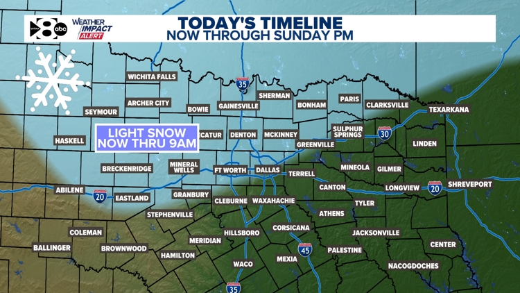 DFW weather: The main winter storm is over, but several spots could see ...