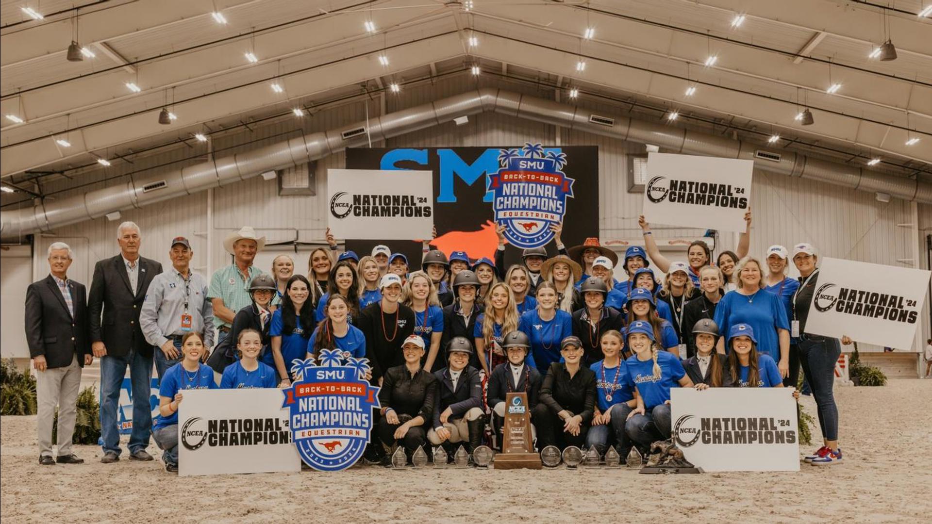 SMU Mustangs beat TCU in equestrian national championship | wfaa.com