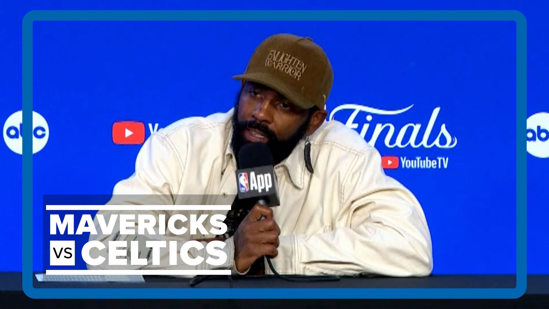 NBA Finals: Kyrie Irving gives postgame interviews after Game 5 loss to ...