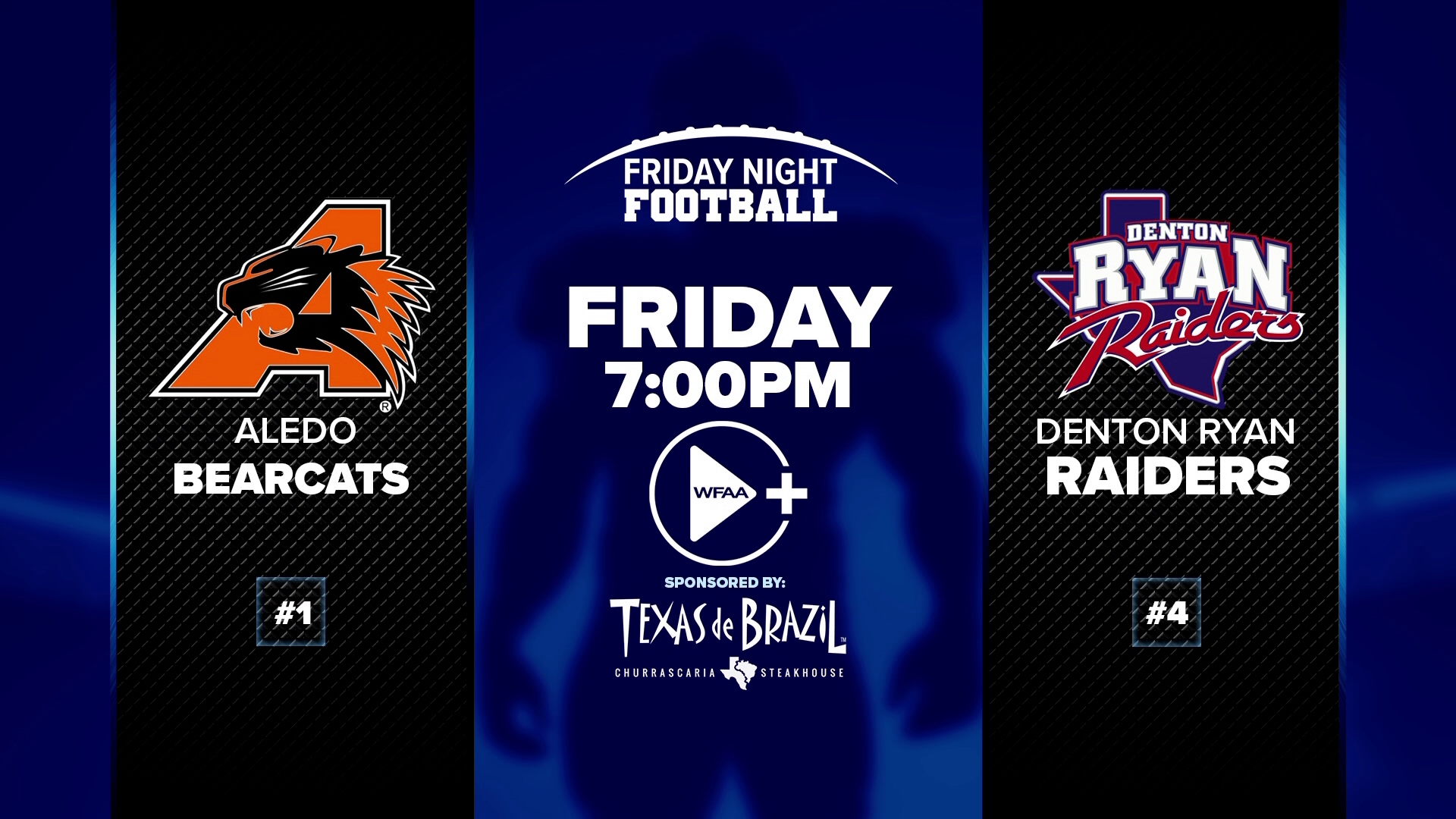 Aledo vs. Denton Ryan: Friday Night Football on WFAA+ | wfaa.com