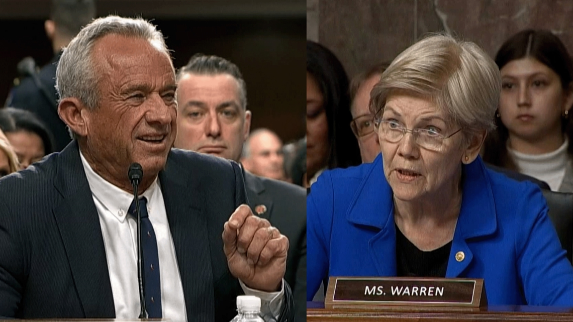 RFK Jr. vs. Elizabeth Warren: Full exchange in fiery discussion at ...