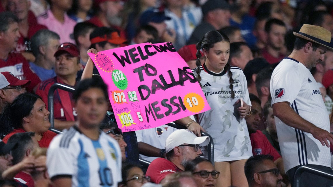 Messi's arrival in FC Dallas-Inter Miami match brought $3M | wfaa.com
