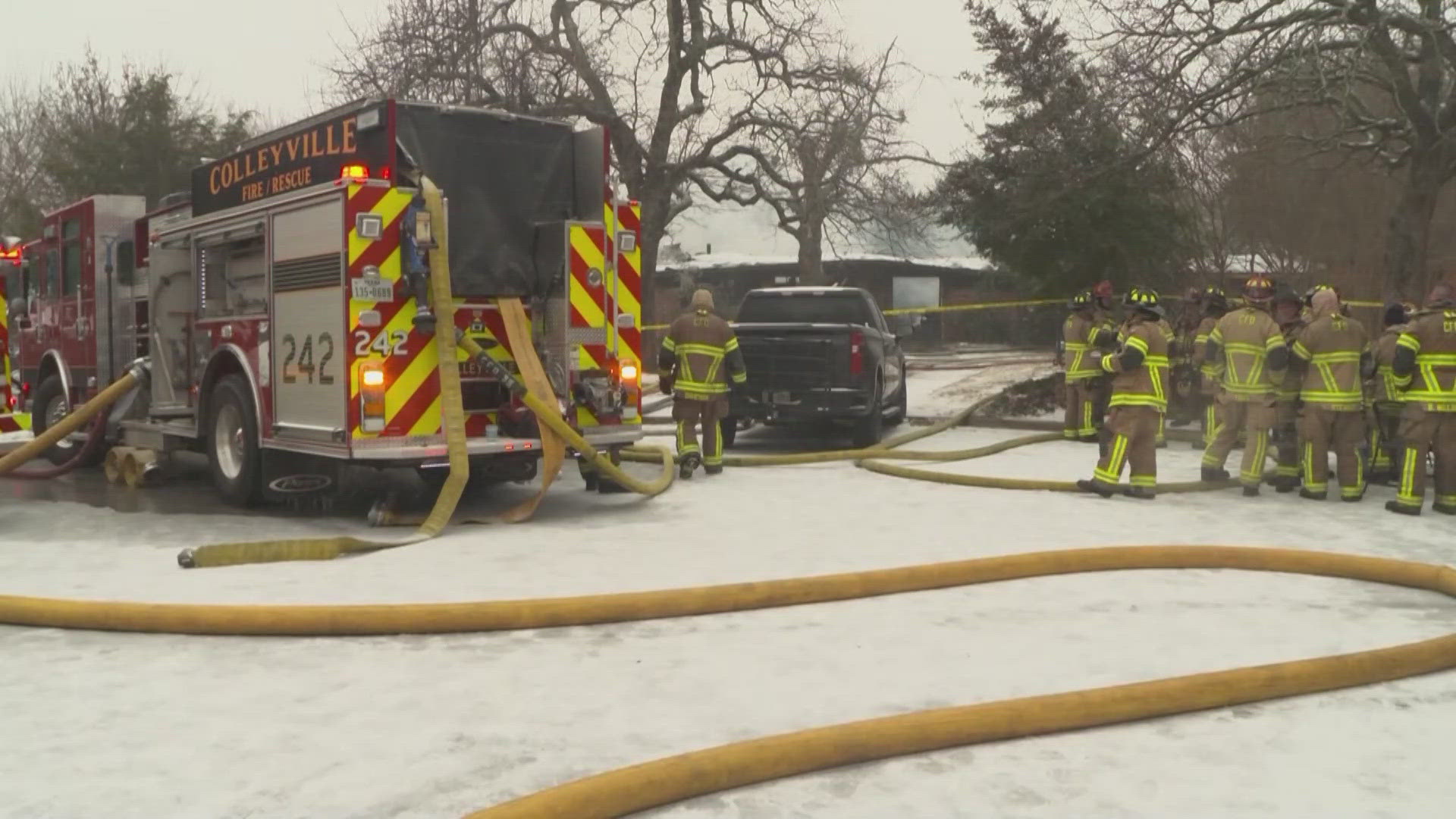 Two people found dead after house fire in Colleyville, officials said ...