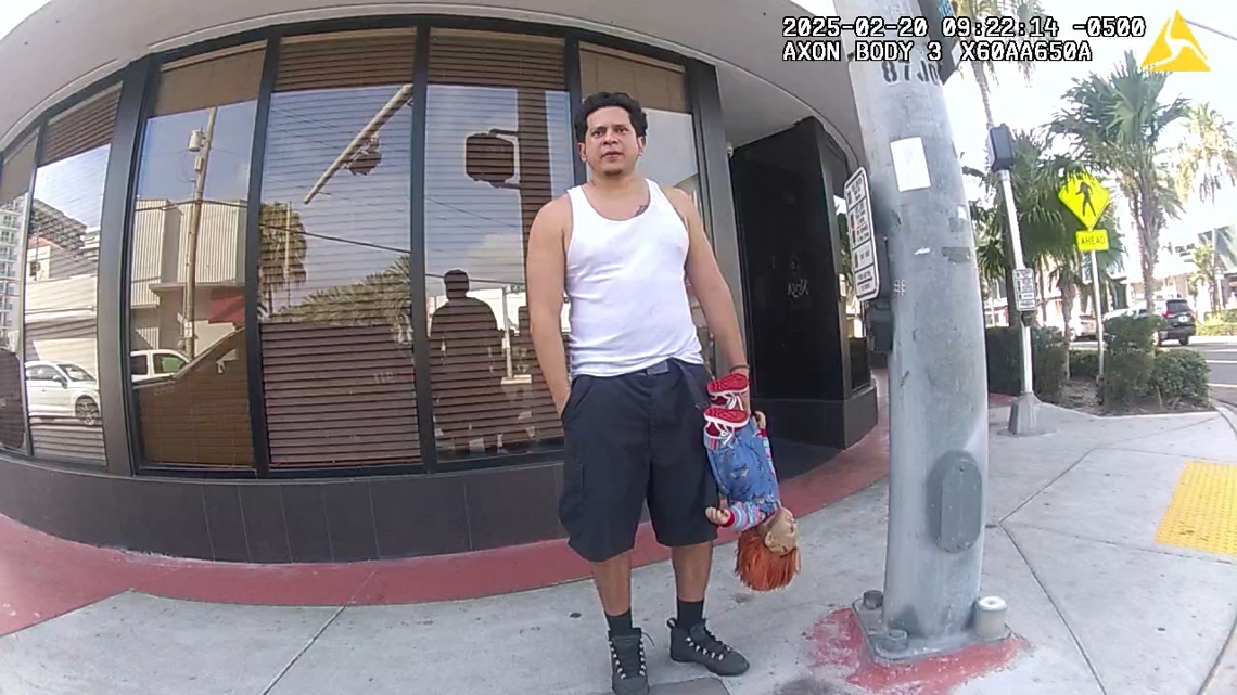 Florida man arrested for disturbing the peace with Chucky doll | wfaa.com