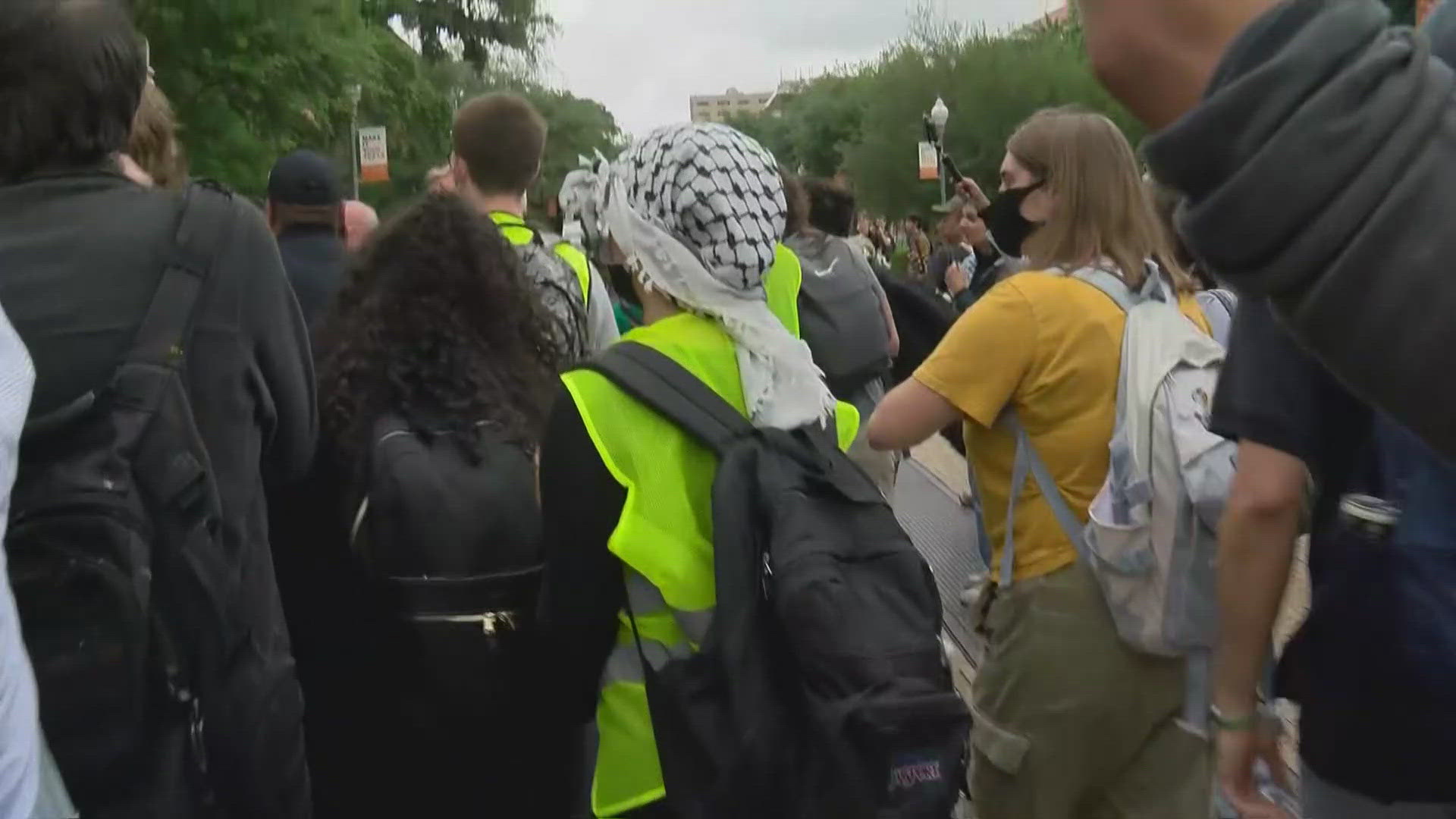 Pro-Palestinian protest: UT-Austin suspends group, UT-Dallas students ...