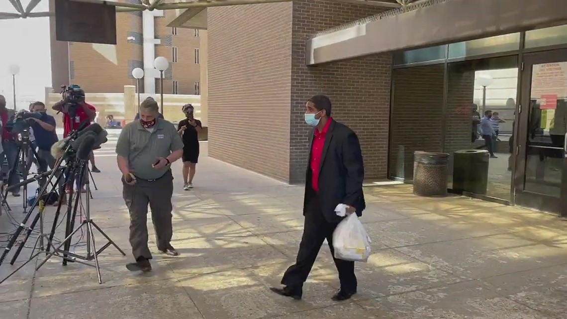 Former Dallas officer Bryan Riser speaks after being released from jail ...