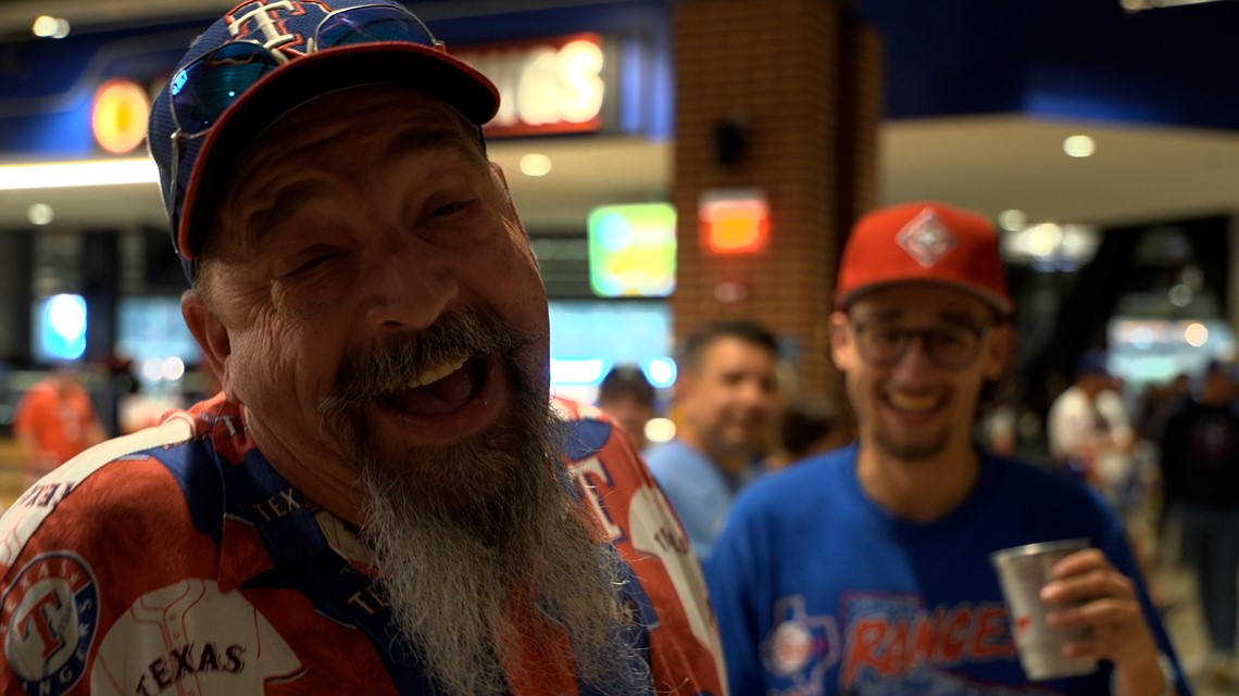 Texas Rangers fan celebrates birthday with ALDS series win | wfaa.com