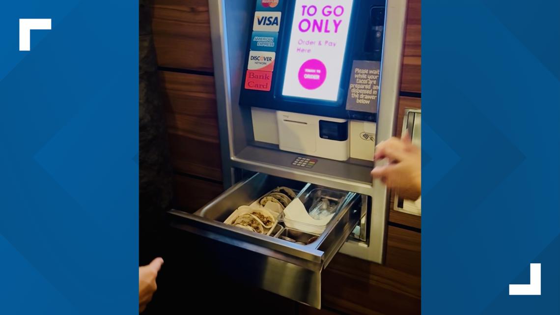 Taco ATM in Fort Worth's West 7th Entertainment District | wfaa.com