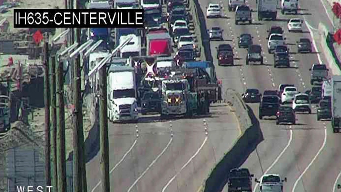 Dallas, Texas I-635 crash backs up traffic: Updates | wfaa.com