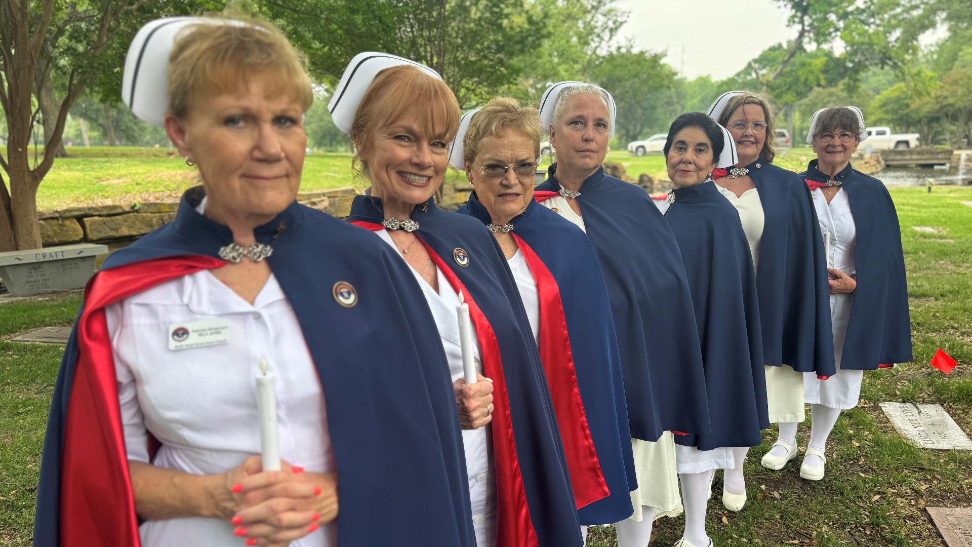'Her shift has ended' | Nurse Honor Guard honors North Texan with final tribute | wfaa.com