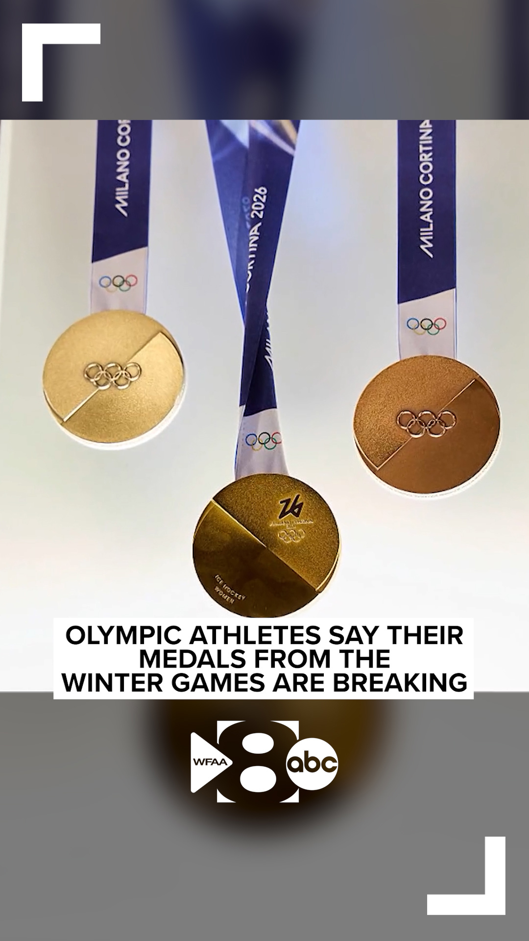 Olympic athletes say their medals from this winter games are breaking ...