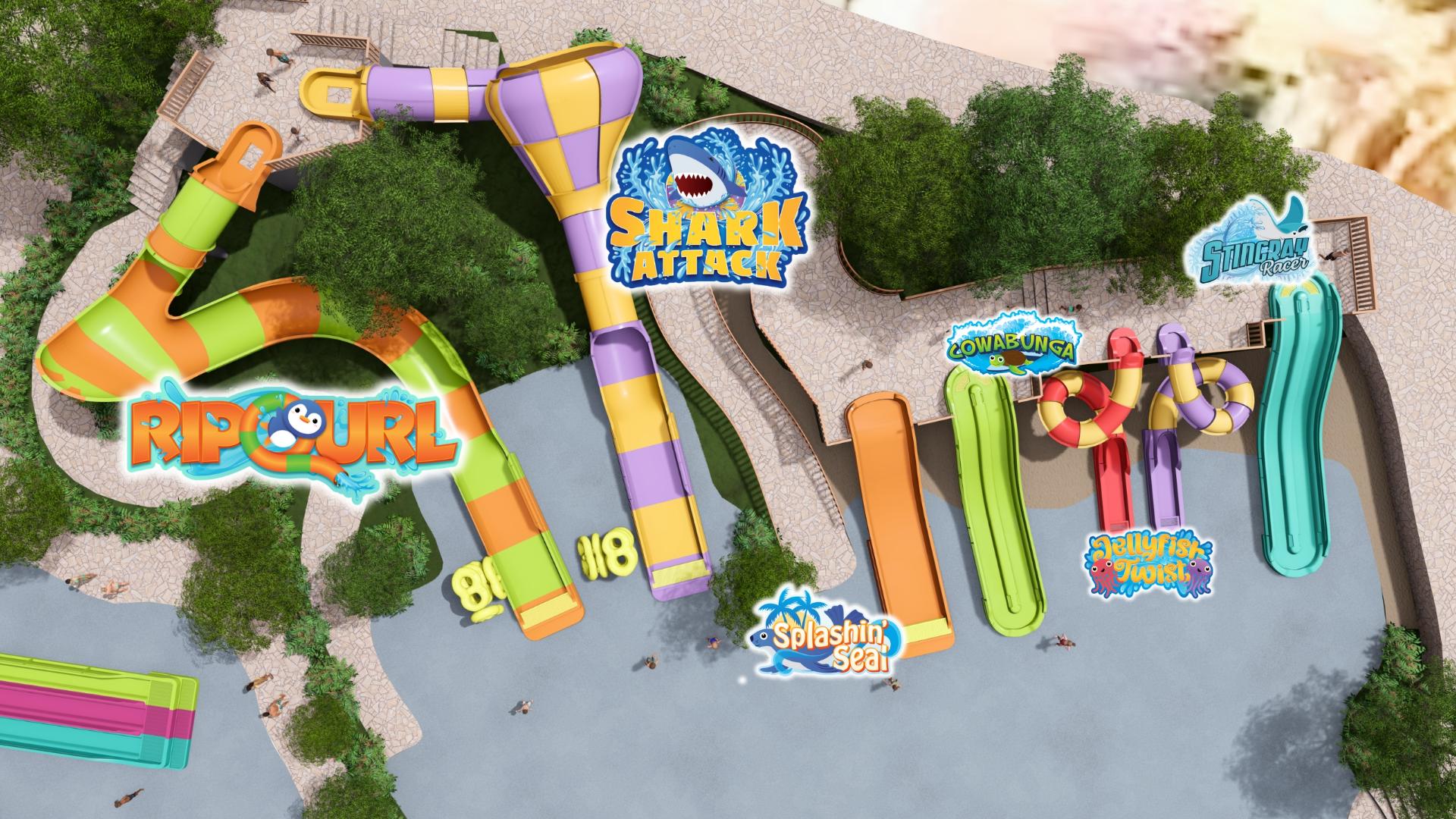 Six Flags Over Texas - Six Flags Hurricane Harbor Arlington Project ...