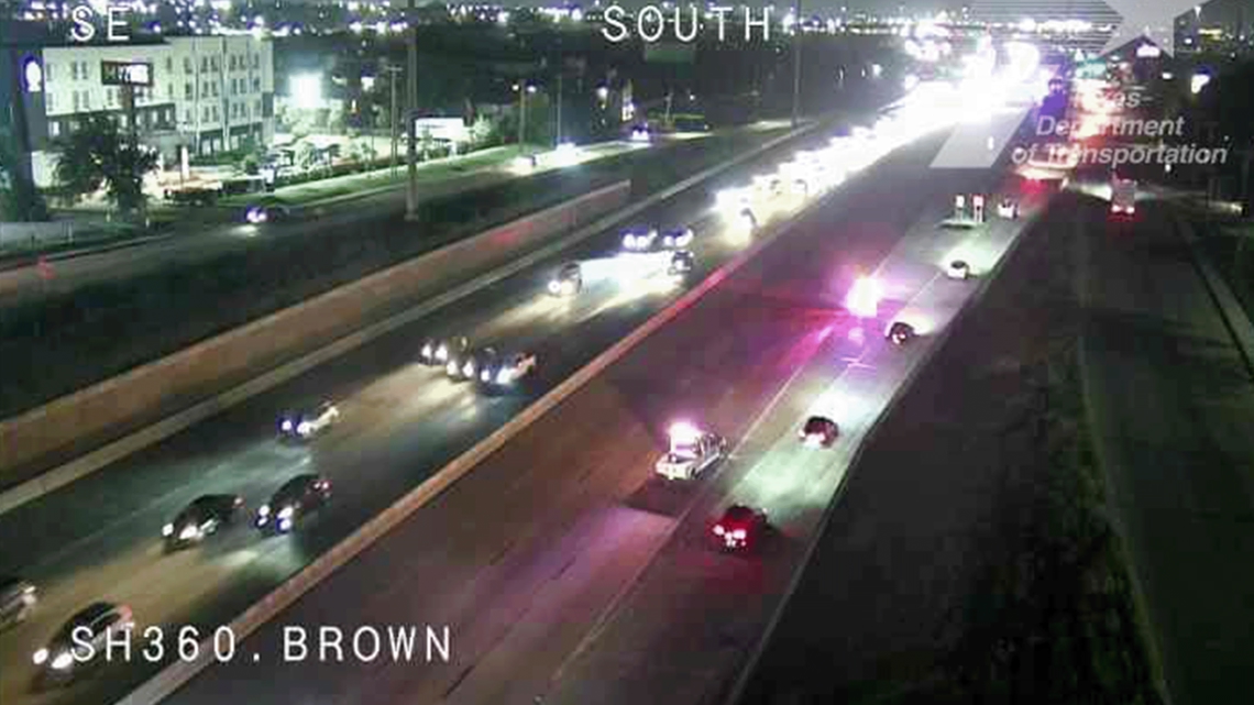 Arlington, Texas highway 360 crash shuts down southbound lanes | wfaa.com