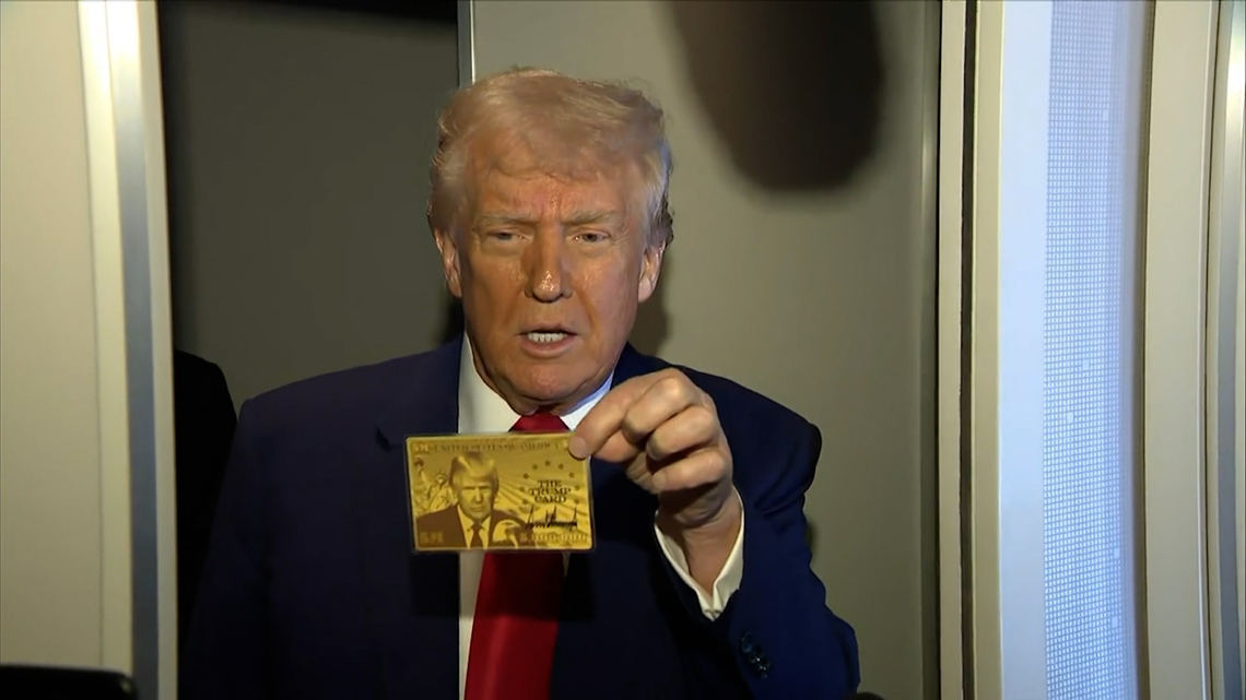 Nicki Minaj posts photo of Trump visa 'gold card' | wfaa.com