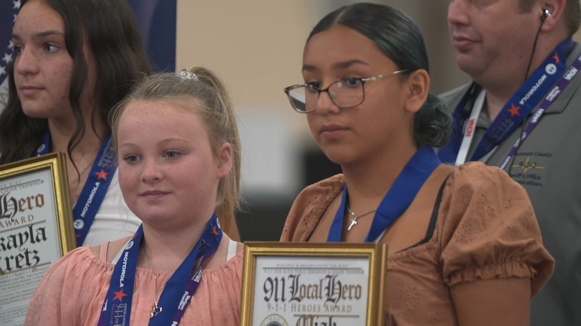 Uvalde students who called 911 from inside school honored | wfaa.com