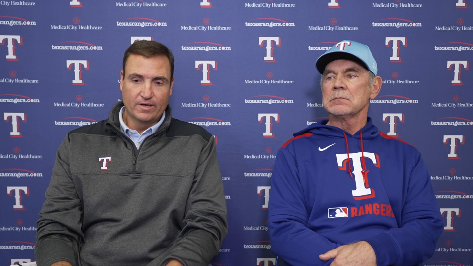 Texas Rangers spring training | Full press conference with GM Chris ...