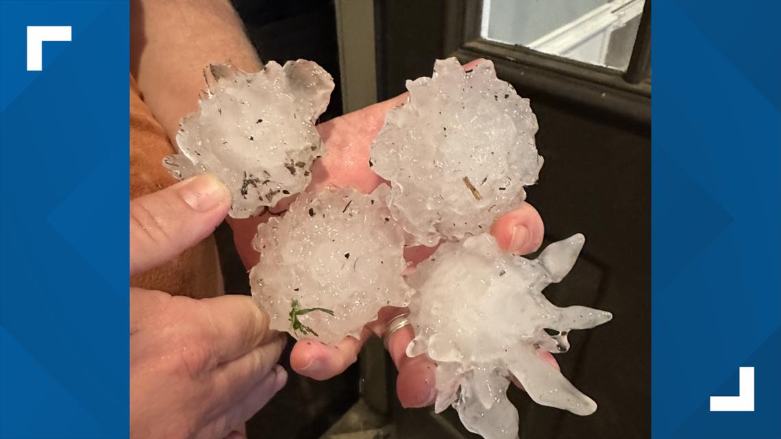North Texas sees large hail for second straight day | wfaa.com
