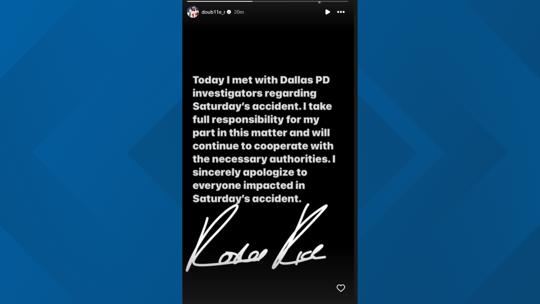 Rashee Rice: Video shows crash allegedly involving NFL wideout | wfaa.com