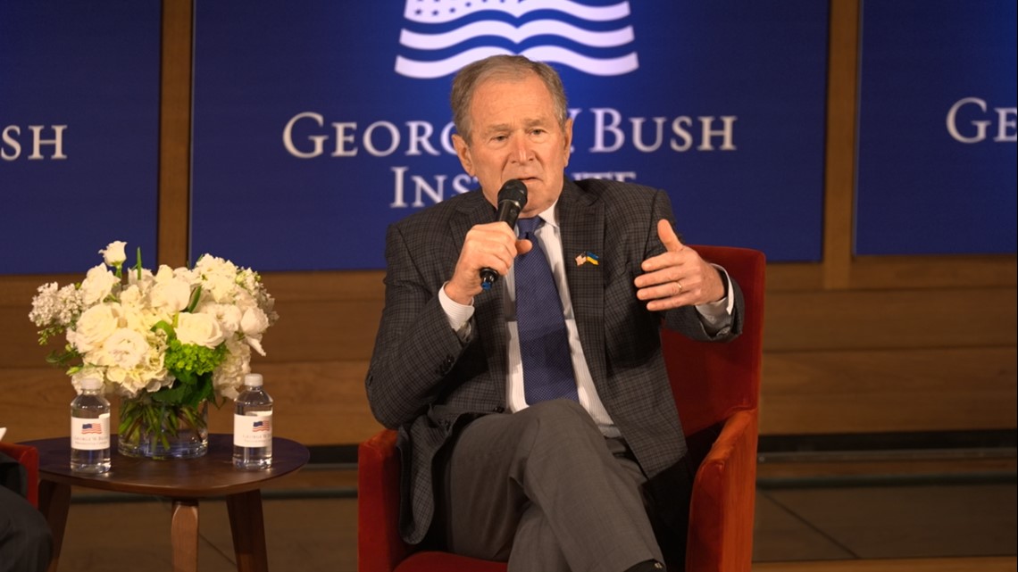 Former President George W. Bush speech at SMU | wfaa.com