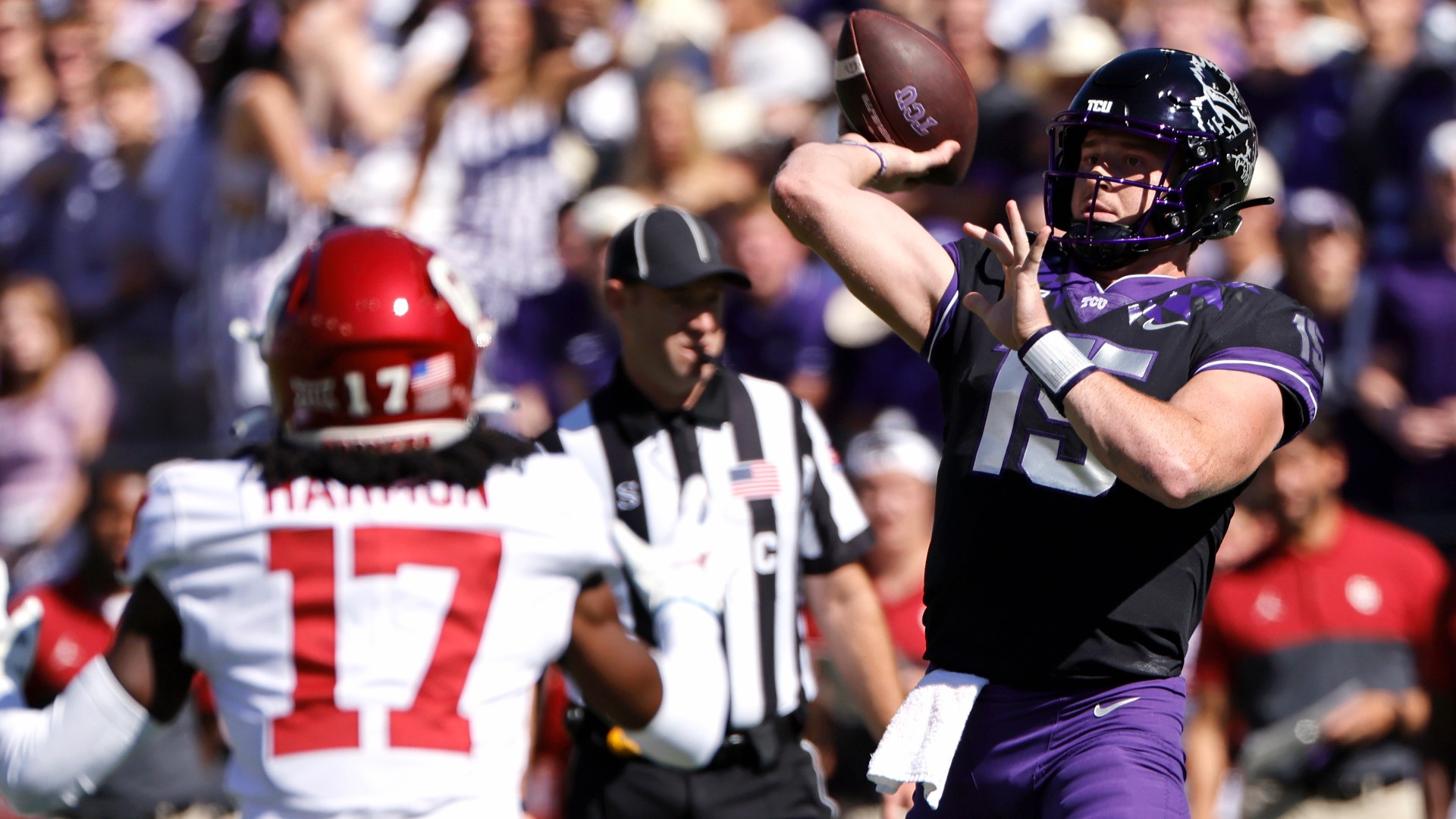 TCU-OU score: Horned Frogs thrash Sooners | wfaa.com